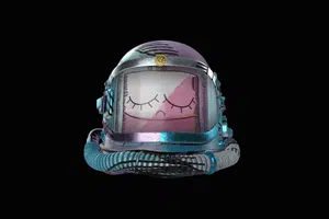 Cryptonaut Helmet // The Futurist - Museum of Crypto Art